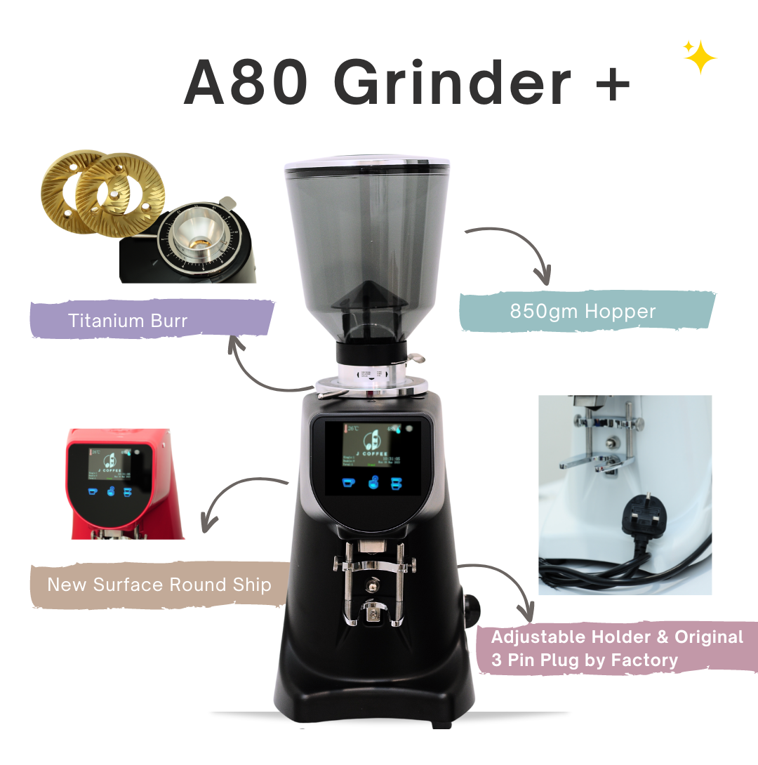 A80 Coffee Grinder - 64mm Titanium Burr